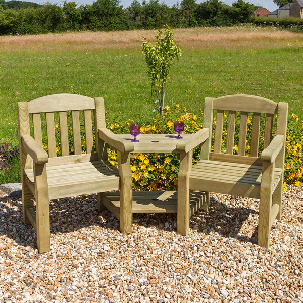 Elda Heavy Duty Solid Wood Companion Seat – Parcel in the Attic